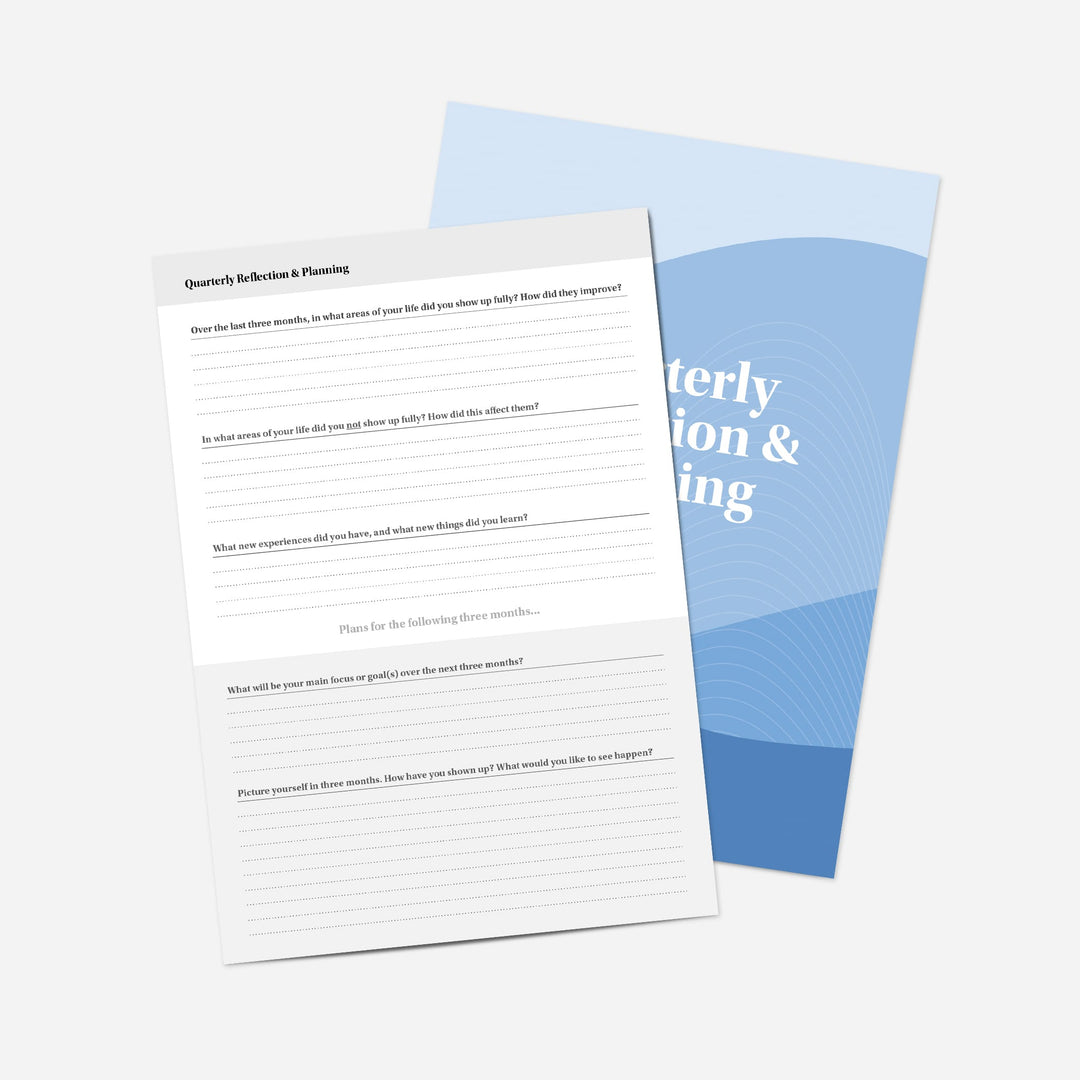 Quarterly Reflection & Planning – BestSelf Co.