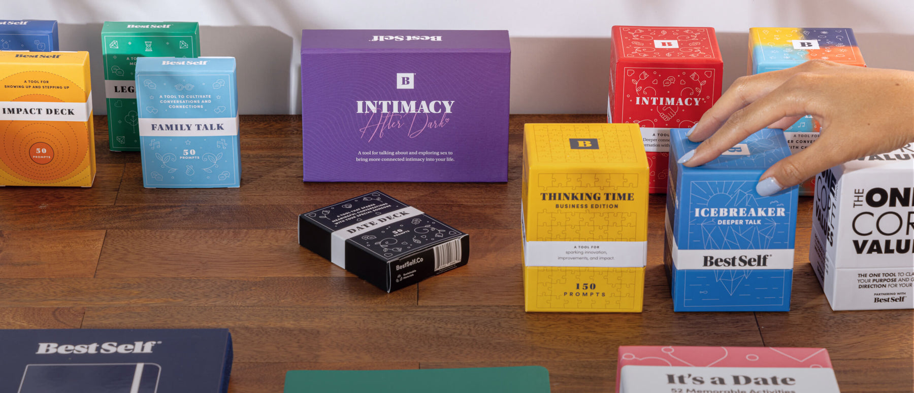 Spark Meaningful Conversations with BestSelf's Deck Collection
