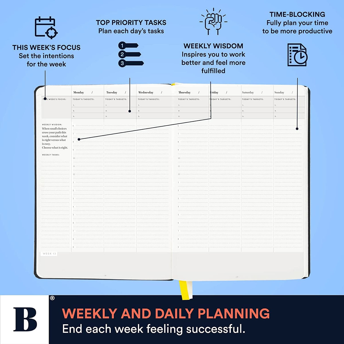 BestSelf Planner - Undated 2024 - 2025 Planner | BestSelf Co.