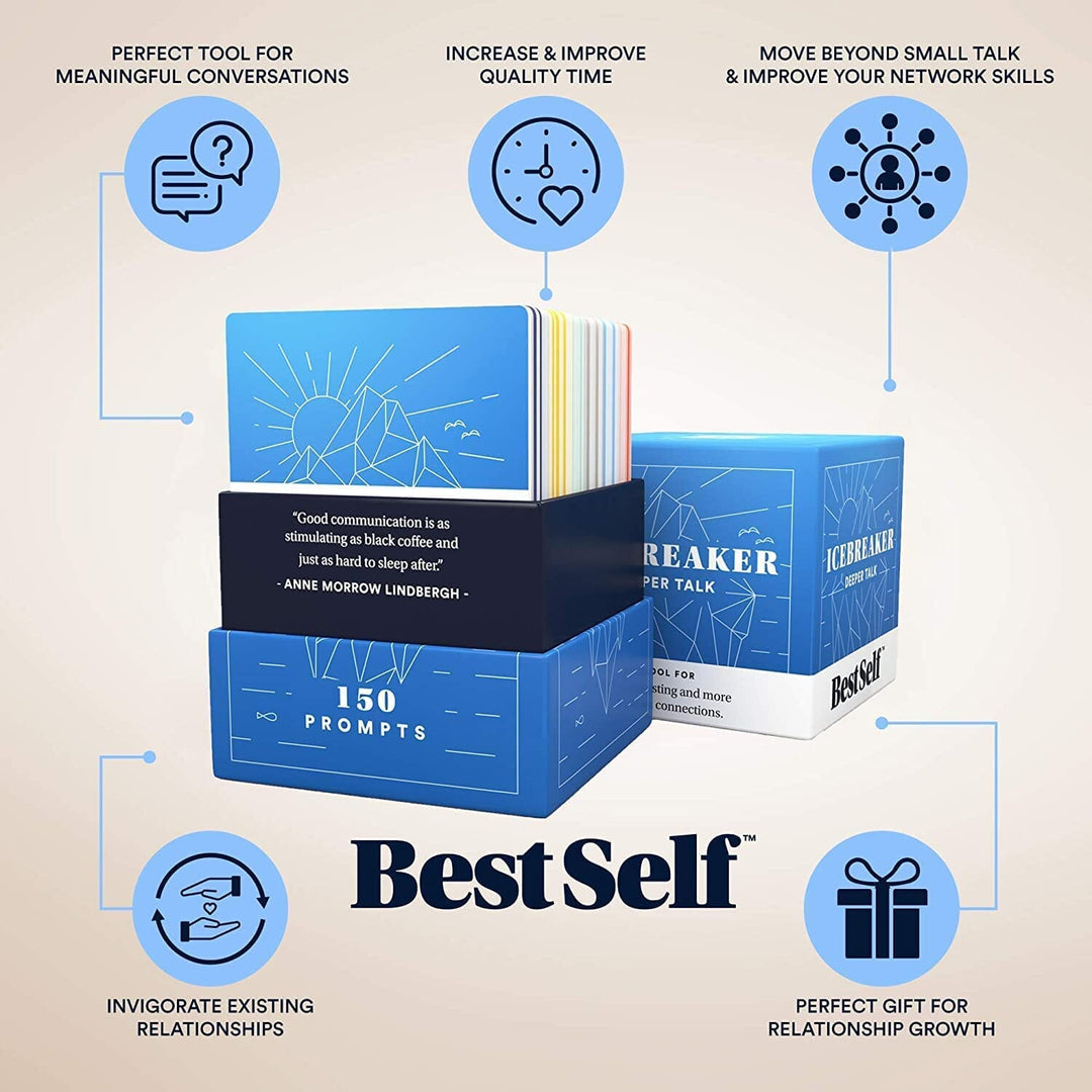 Deeper Talk Deck – Engage in Meaningful Conversations – BestSelf Co.