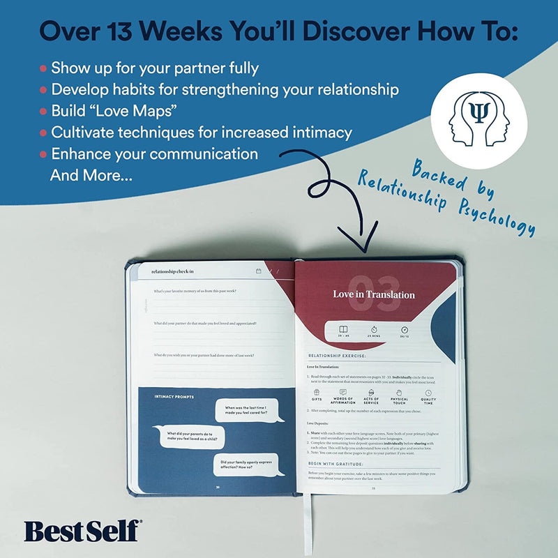 Relationship Journals - Couples Journal + Bonus Couples Course