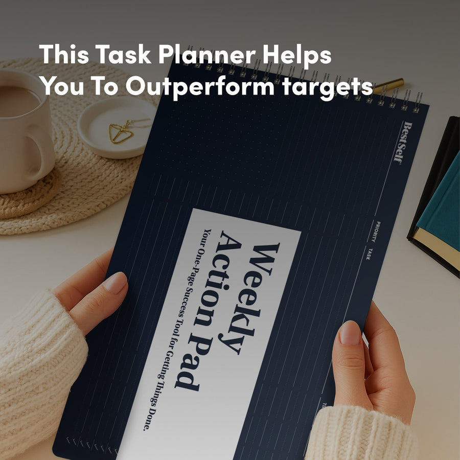 Weekly Action Pad by BestSelf Co.